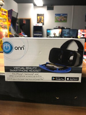 Onn Virtual Reality Smartphone Headset Free S&H Fits iPhone Samsung ...