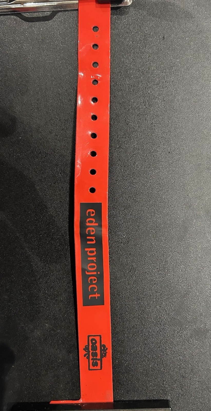Oasis Wrist Band Eden Project 2009 | eBay UK