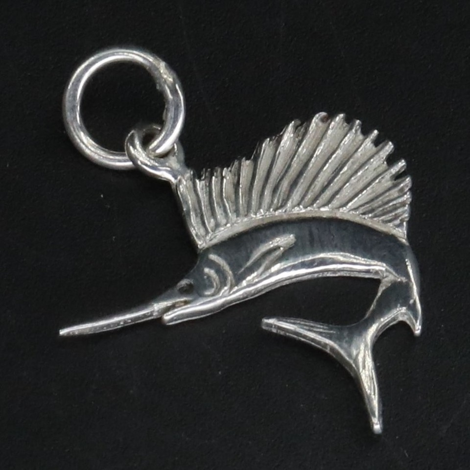 VTG Sterling Silver - DESIGNER COSTELLO Sailfish Animal Bracelet Charm ...