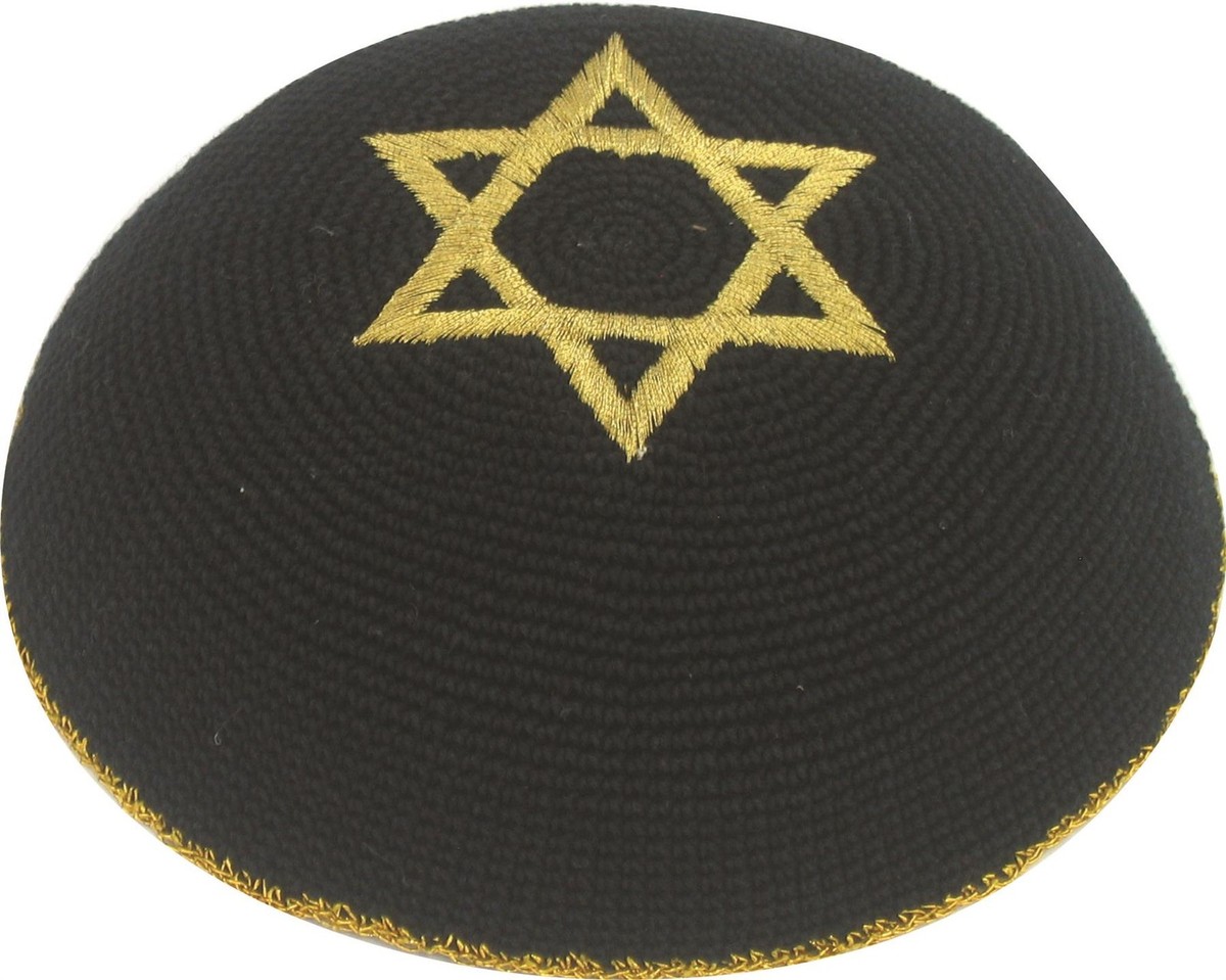 Black Star Of David Hat