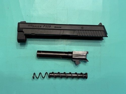 USED OEM SIG SAUER P229 COMPLETE BLACK SLIDE BARREL GUIDE ROD SPRING ...