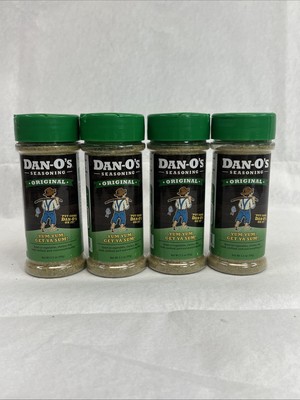 Dan-O's Original Seasoning Green Top Spice Rub danos dan-os 3.5 Oz x 4 ...