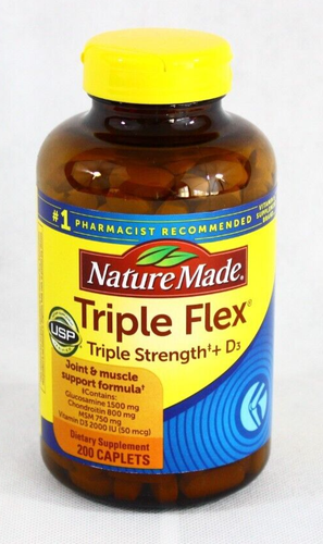 Nature Made TripleFlex Triple Flex + D3 200 Caplets New Free Shipping ...