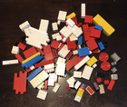 Lot of Vintage Pat Pend Lego Bricks - Old Font Print Wheels Clear Block ...