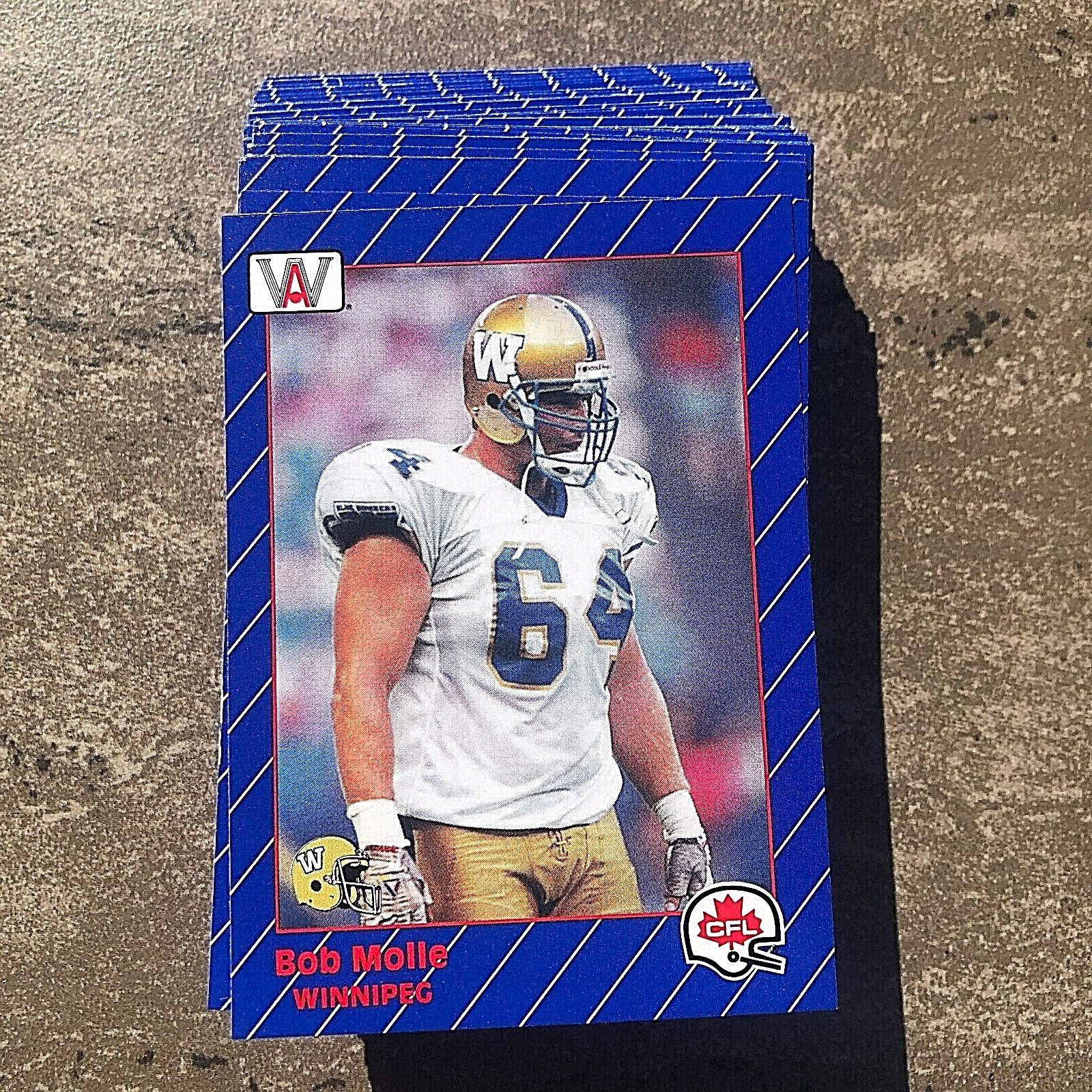 WINNIPEG BLUE BOMBERS TEAM SET OR SINGLES 1991 ALL WORLD AW 🇨🇦CFL 🏈 ...