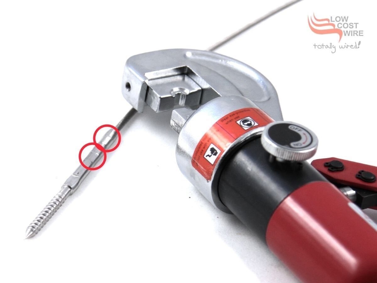 Heavy Duty Hand Swager Hydraulic Swage Tool Kit with Safety Valve for ...