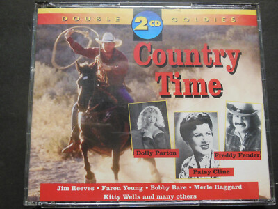 Various Artists - Double Goldies: Country Time, 2 CD Set w/ Case, Art ...