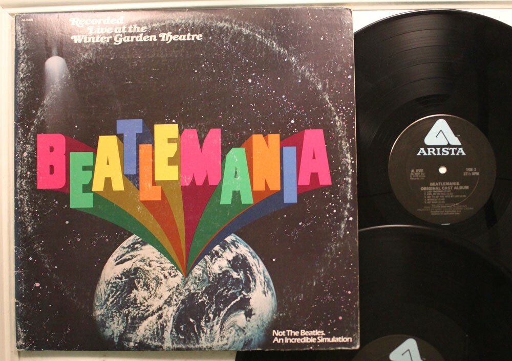 Beatlemania 2-Disc Lp Live At The Winter Garden Theatre On Arista - Nm ...