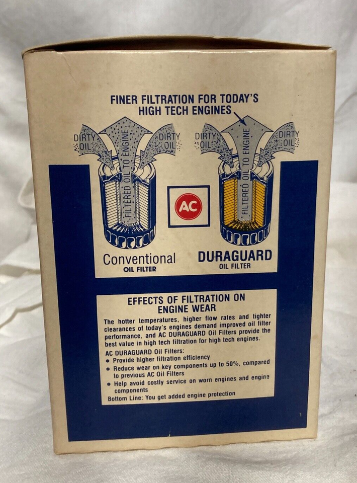 Vintage Original OEM AC Delco PF 2 Automotive Oil Filter 5575840 USA | eBay