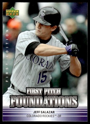 2007 Upper Deck First Edition Pitch Foundations #FPF-JS Jeff Salazar - Rockies | eBay