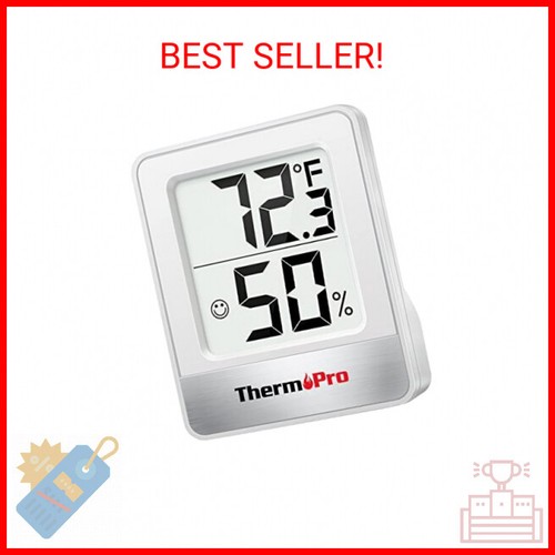 ThermoPro TP49 Digital Hygrometer Indoor Thermometer Humidity Meter ...