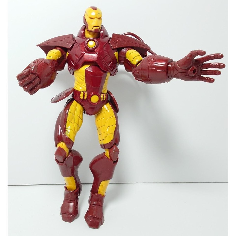 2008 Hasbro Iron Man 8" Modular Armor Figure Marvel Comics Style | eBay