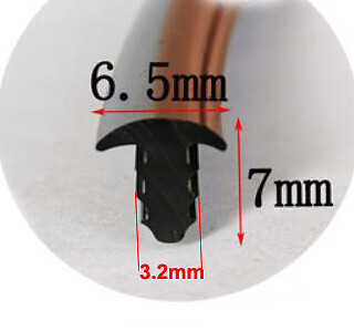 1 Meter T rubber gasket solar panel seal strip caulking strip gap ...