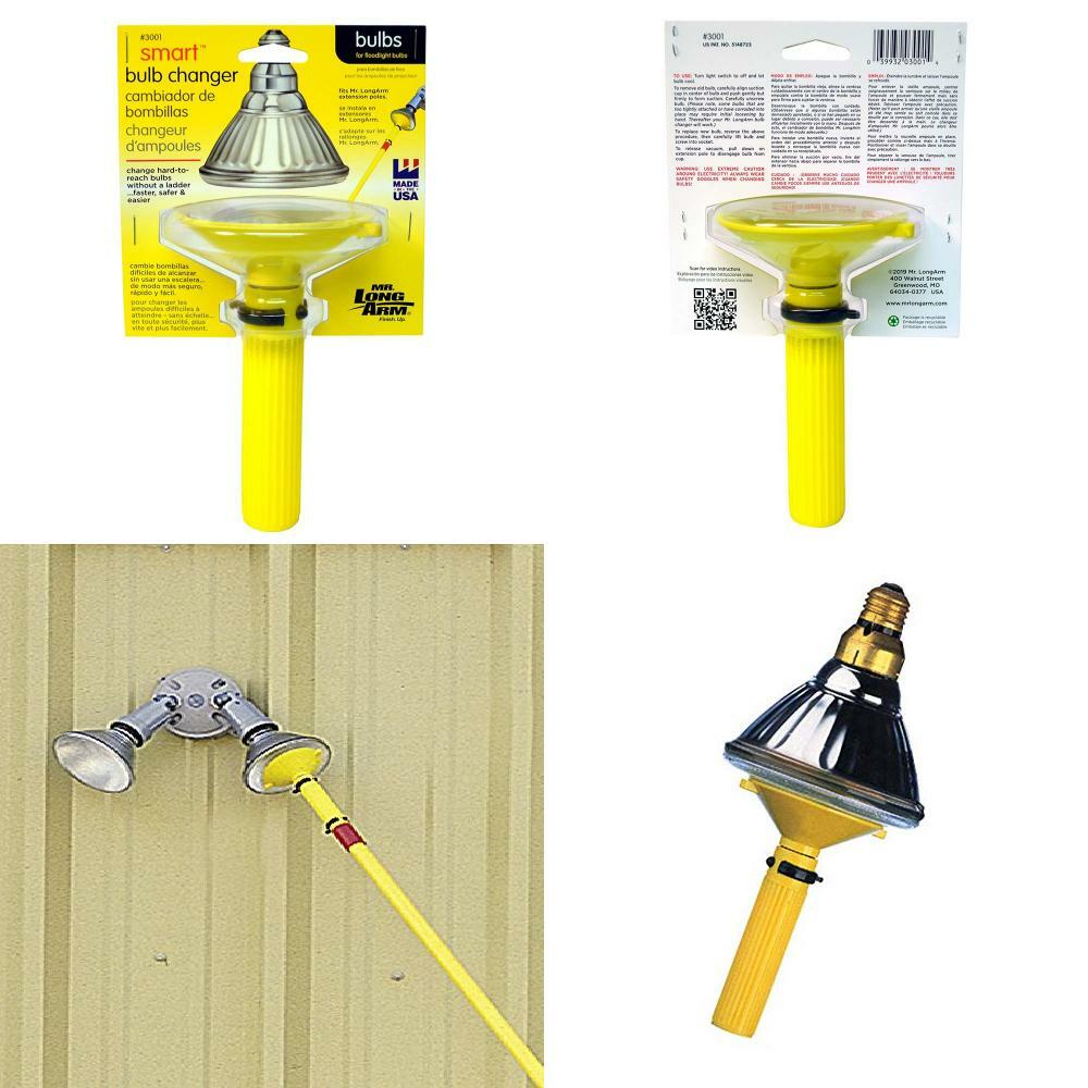 Extended Reach Bulb Changer Mr. LongArm Light Bulb Changing Pole