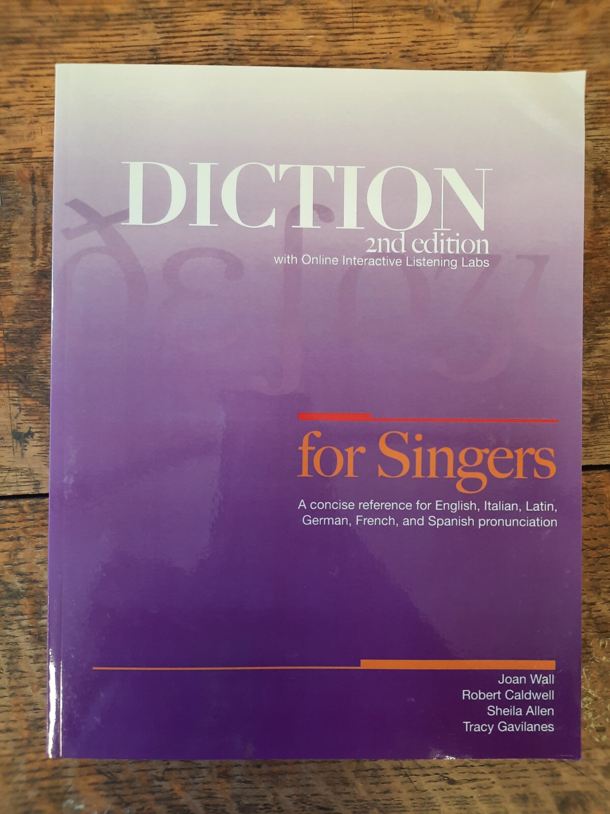 Diction for Singers 2nd Ed : A concise guide to English, Italian, Latin ...