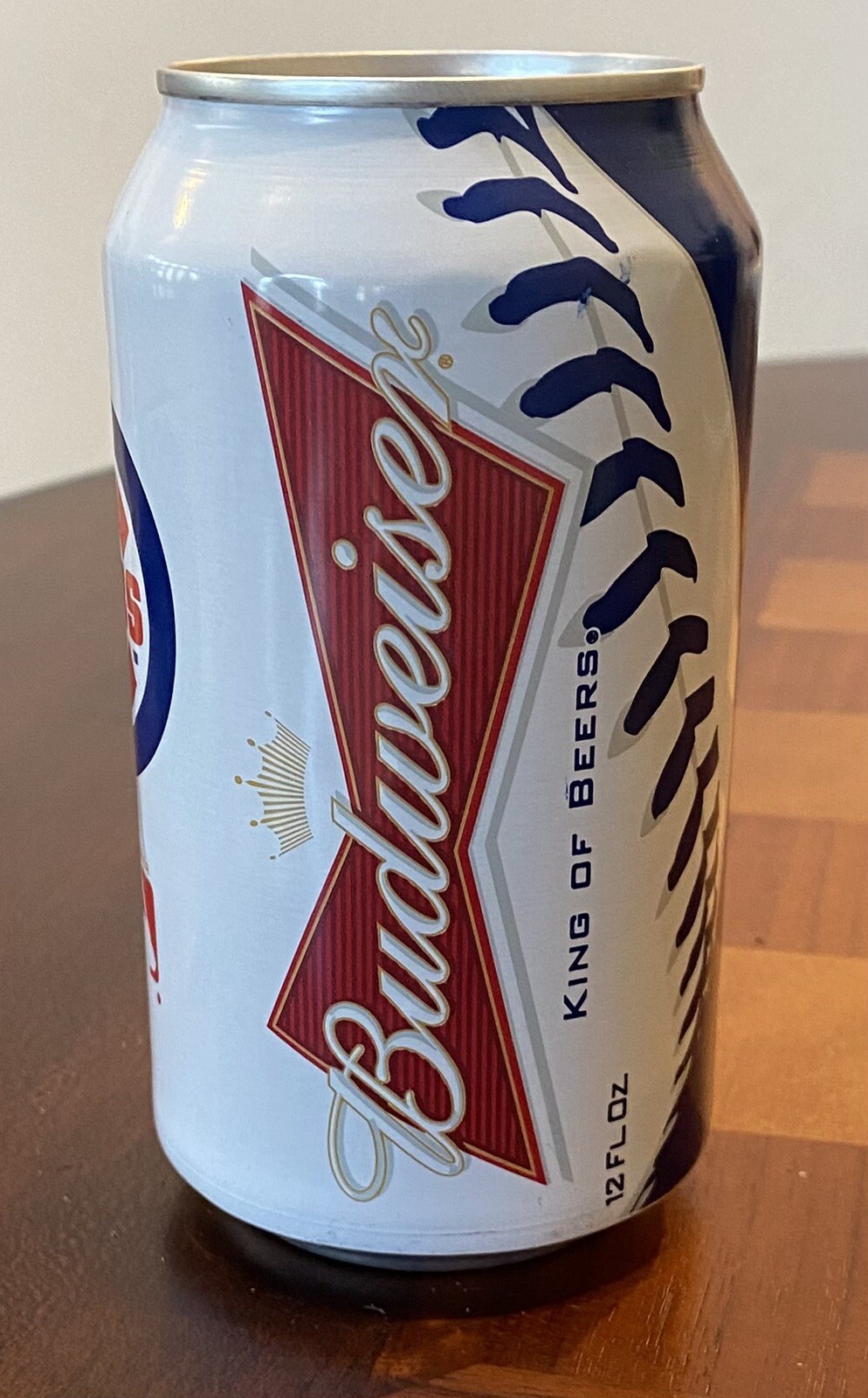 Budweiser Official Cubs Baseball MLB Empty Beer Can Bottom Opened | eBay