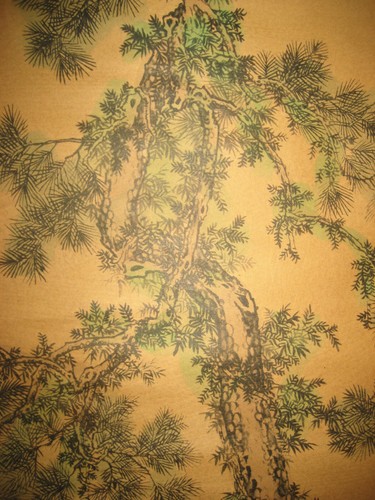 Chinese Old Painting Scroll Ling Qin Tu By Tangyin唐寅 聆琴图 | eBay