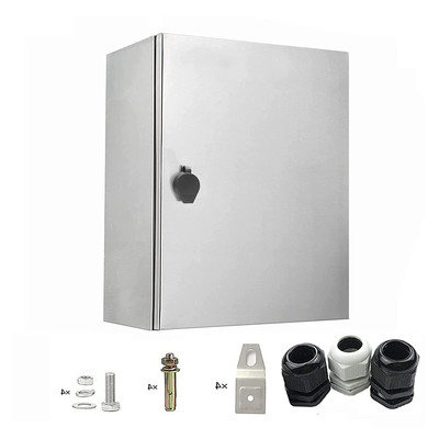 Boxes & Enclosures - Steel Wall-Mount Electrical Enclosure