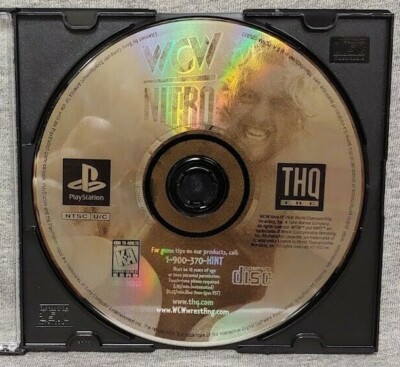 WCW Nitro Wrestling ~ SONY PS1 PS2 Playstation 1 2 Tested Working Game ...
