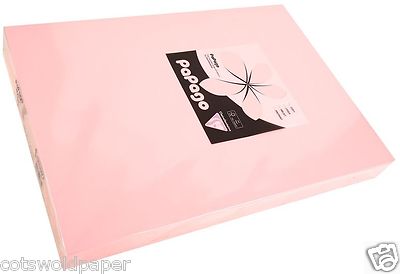 PINK 120 gsm A4 PAPAGO tinted printer copier paper x 250 sheets - PINK ...