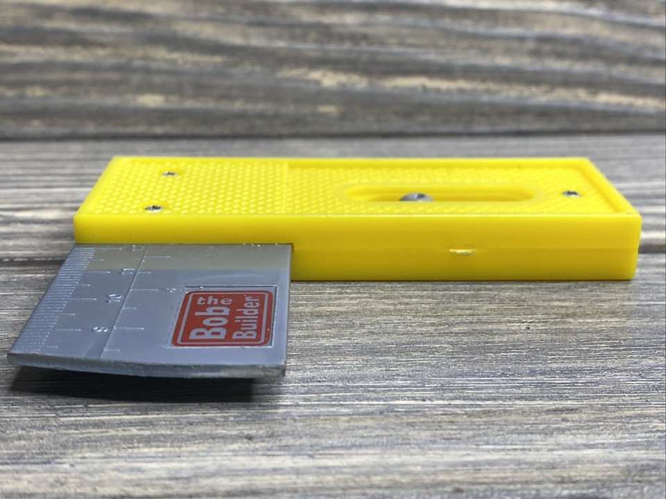 HIT Bob The Builder 2017 Plastic Yellow Gray Square Pretend Play Tool ...