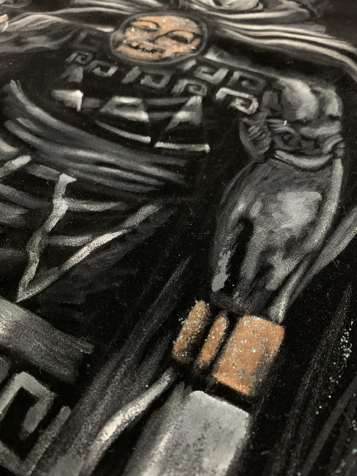 Manco Capac and Mama Ocllo Velvet Painting Titicaca Lake Cuzco Peru ...