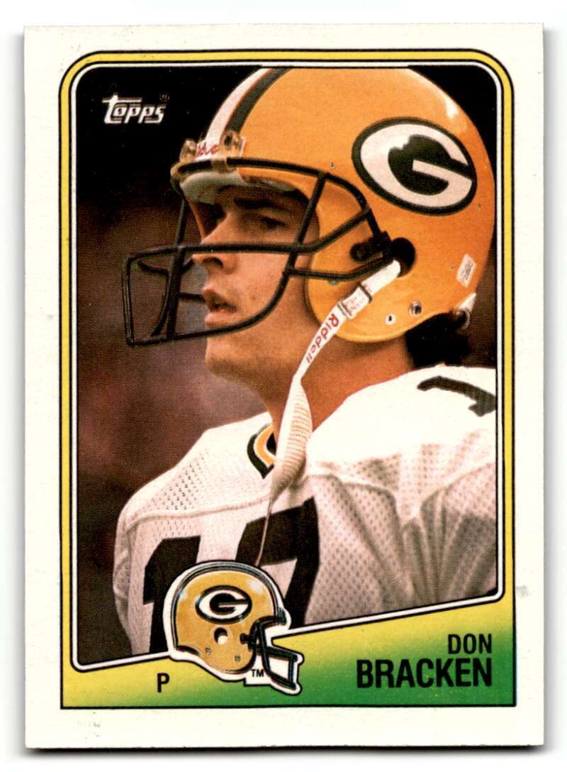 1988 Topps #320 Don Bracken Green Bay Packers Football Cards EX/NM ID ...