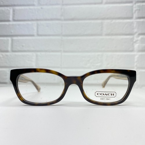 COACH NEW YORK Eyeglasses Frame Brown Women's HC6042 5120 48-17-135 ...