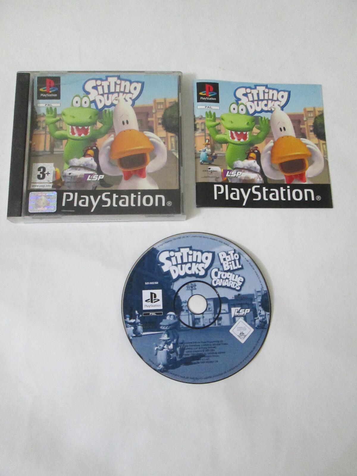 PS1 : SITTING DUCKS - Completo, ITALIANO ! PLAYSTATION 1 PSONE PSX PS2 ...