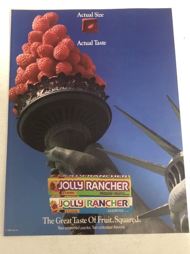 1993 Jolly Ranchers Print Ad Advertisement Vintage pa5 | eBay