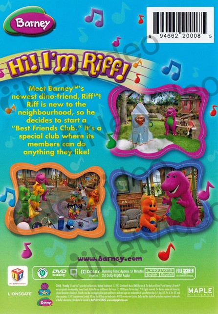 Barney - Hi, Im Riff (DVD, 2010, Canadian) for sale online | eBay