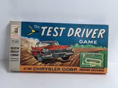 1956 The Test Driver Game At The Chrysler Plymouth Proving Grounds ...