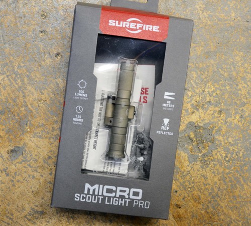 Surefire Micro Scout Light Pro M140A-TN-PRO Mini 300 Lumen FDE Coyote ...