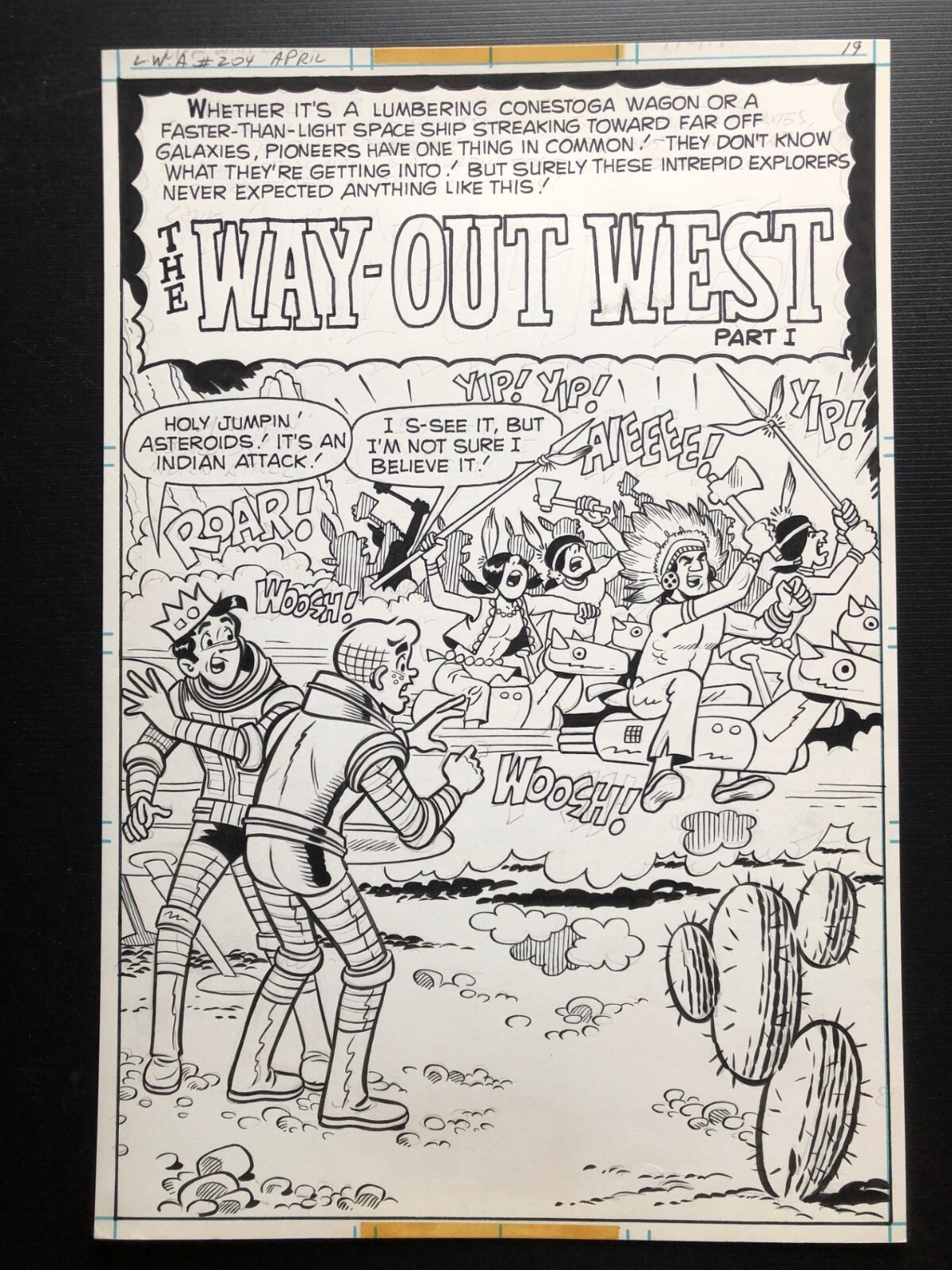 Life With Archie #204, April 1979, Splash page of 11 page story, Archie ...