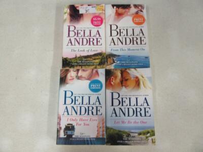 Lot of (4) BELLA ANDRE Romance Books Novels SULLIVANS SERIES From This ...