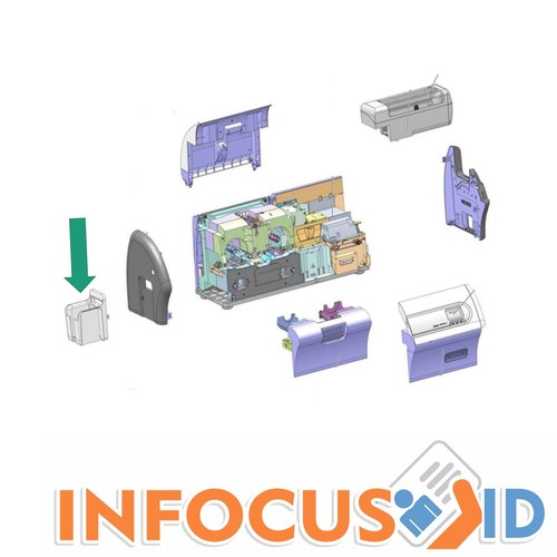 Refurbished Zebra P1037750-073 - Genuine Kit Output Hopper ZXP7 ...