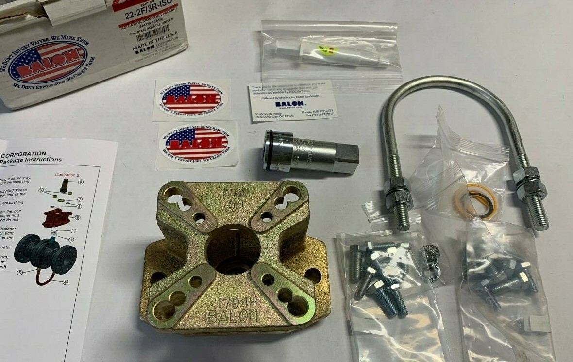 NEW Balon 22-2F/3R-ISO Actuation Mountain Package 22MM, Parallel Square ...