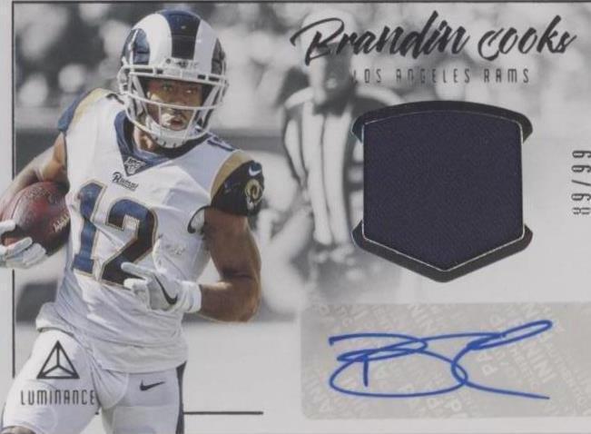 2020 Panini Luminance - Autograph Jerseys Brandin Cooks #AJ-6 /99 (AU ...