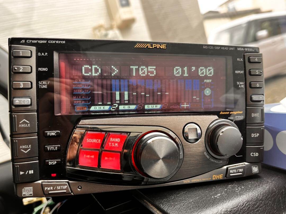 ALPINE MDA-W933J Audio CD & MD MiniDisc Player for sale online | eBay