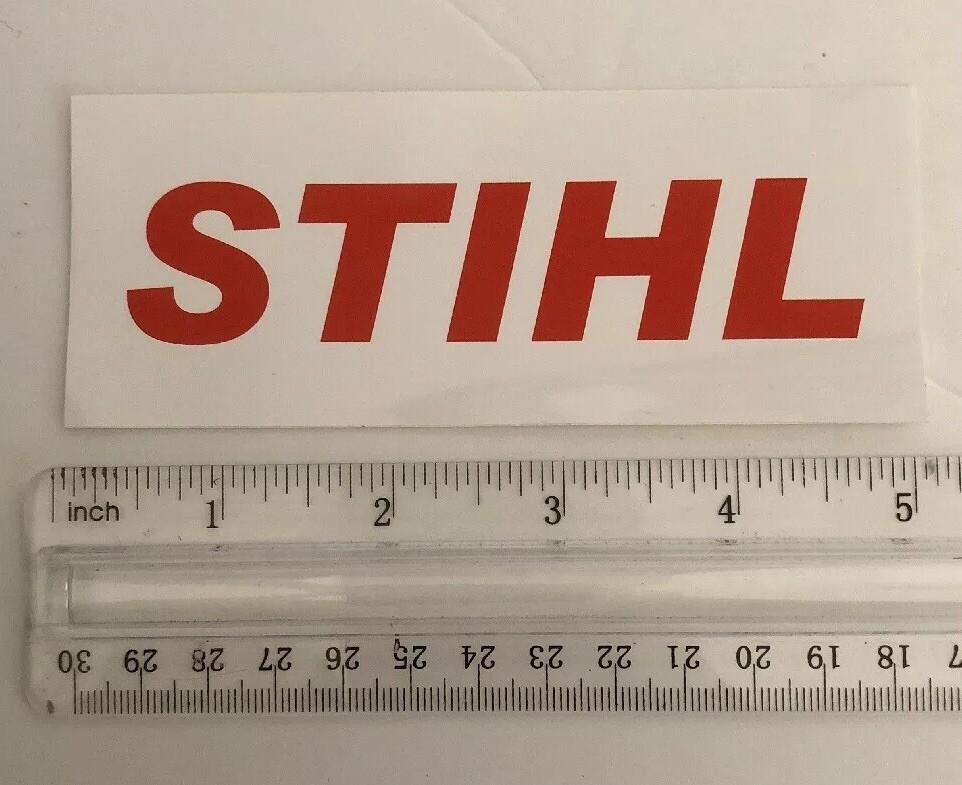 2" X 5" STIHL Tool Stickers CHAINSAW Blower Trimmer vinyl Decals Lot of ...