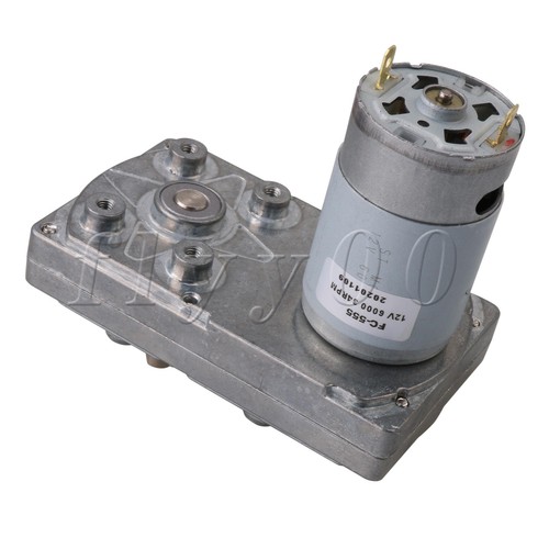 12v Metal Square High Torque Geared Motor for Washing Machines 34RPM ...