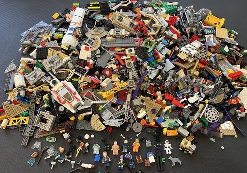 20lb LEGO Bulk Lot - Misc Blocks, Accessories, Minifigs - including ...