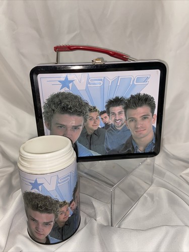 Vintage 2001 NSYNC Metal Lunchbox w/part Thermos by Winterland/Zeeks ...