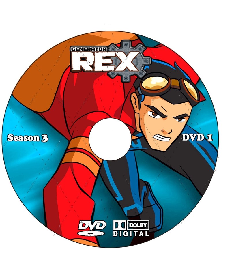 Generator Rex Complete Animated Series Season 1-3 Episodes 1-60 English ...