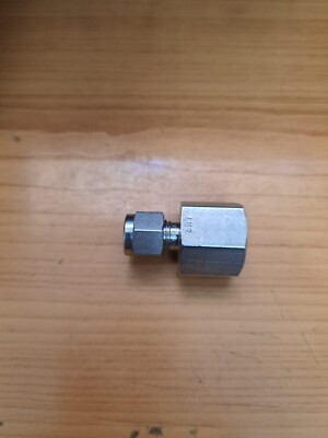 Swagelok SS-400-7-6RT ,1/4" tube x 3/8 female ISO stainless steel tube ...