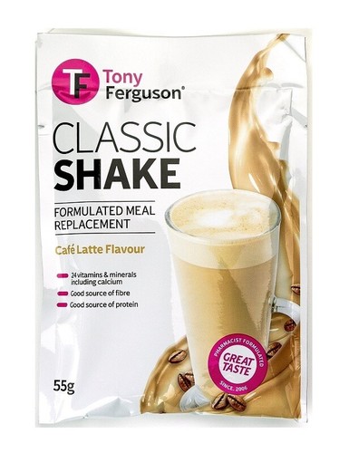 Tony Ferguson Meal Replacement Shake Cafe Latte 55g x 48 Sachets | eBay