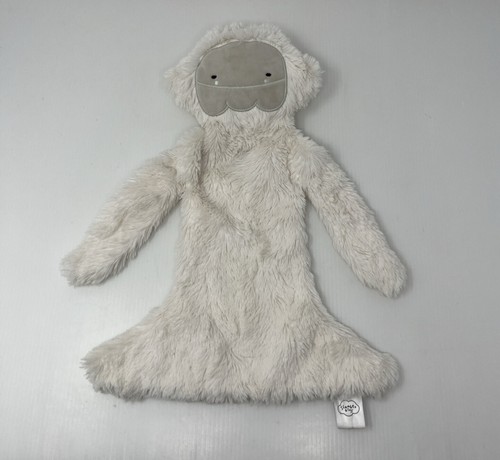 Slumberkins Plush Yeti Kin Snuggler Baby Blanket Lovey Soft Cream White ...