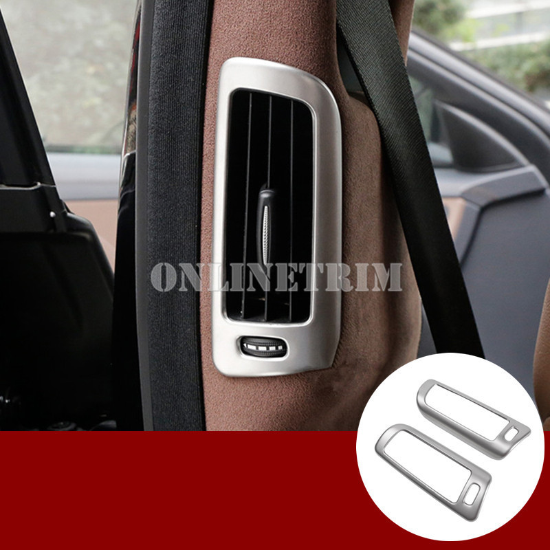 Stainless Rear Pillar Air Vent Outlet Cover 2pcs For Benz S Class W222 ...