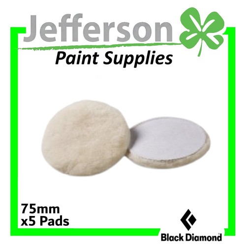 Black Diamond Woolen Buff Pad 3" 75mm - Buff Cutting Pad Compounding ...