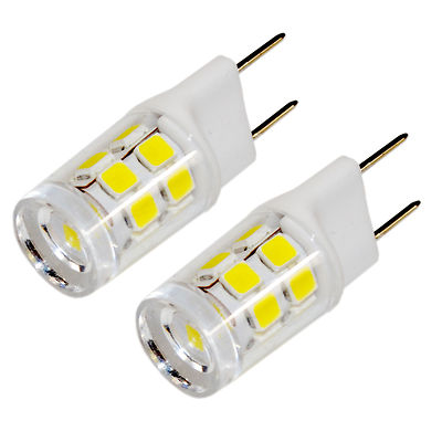 2-Pack HQRP 110V G8 Bi-Pin Base 17 LEDs Light Bulb for Microwave ovens ...